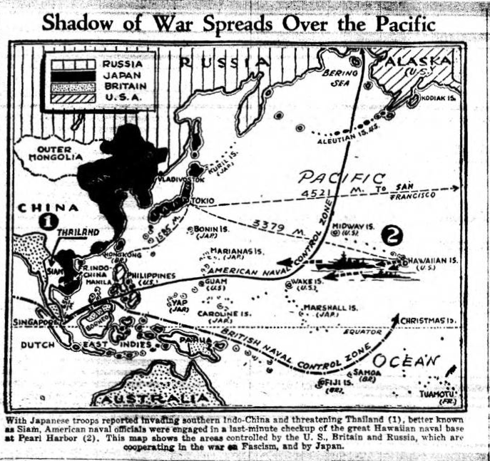 Less than four months before Pearl Harbor, 1941. | nupepa